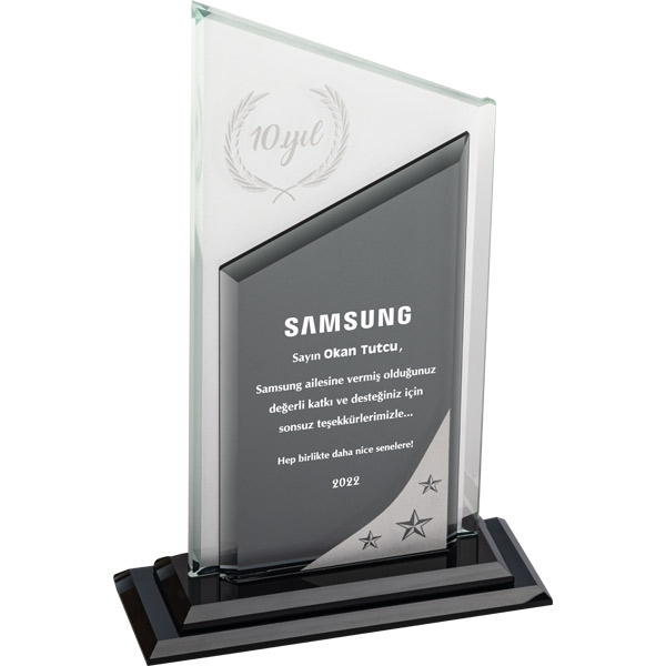 Kristal Plaket, EKT-730 Kristal Plaket, promosyon Kristal Plaket ...